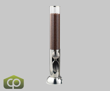 Frilich 2.46 Liter Single Canister Acrylic Rotary Dry Food Dispenser ...