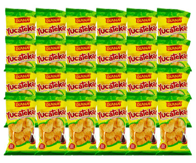 Diana Yucatekas Small Cassava Chips 2.29 oz/(24-Case) - Vinegar and Hot ...