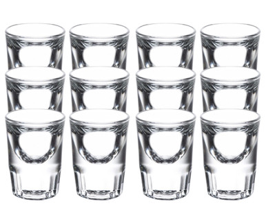 Libbey 12-Pack of 1.25 oz. Fluted Shot Glasses for Elegant Shots and ...