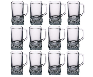 Libbey Maxim Beer Mugs - Set of 12 Classic and Sturdy, 23 oz.