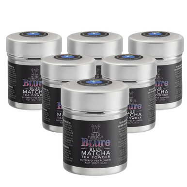 Wild Hibiscus b'Lure Butterfly Pea Flower Blue Matcha Tea Powder | 1.06 ...