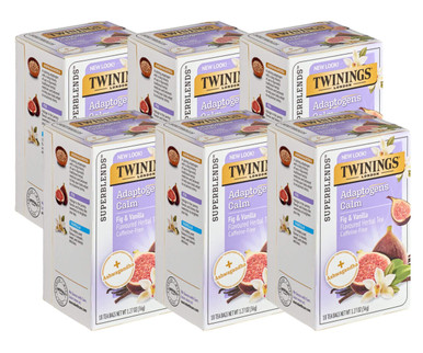 Twinings Calm Adaptogens Fig & Vanilla Herbal Tea Bags - 18/Box (6/CASE)