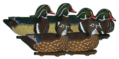 Northern Flight Wood Duck Decoys (4 Drakes & 2 Hens)