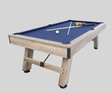 American Legend Brookdale 7 1/2' Navy Blue Polyester Billiard / Pool Table