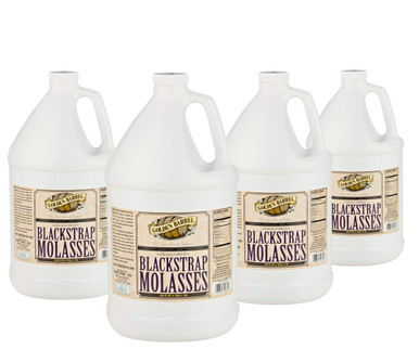 Golden Barrel Bulk Unsulfured Black Strap Molasses - 3.75L/1 Gallon (4 ...