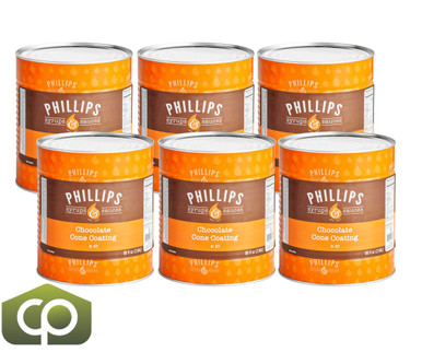 Phillips Chocolate Ice Cream Shell Coating - 7.03 lbs. (3.19 kg) - #10 Can