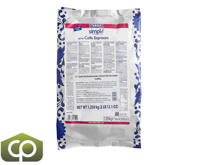 Fabbri 1.25 kg/2.75 lbs Espresso Coffee Simple One-Step Soft Serve ...
