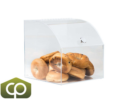 Cal-Mil Bakery Delights 12 1/2" Square Curved Top Acrylic Display Case