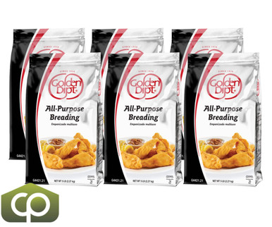 Golden Dipt Perfectly Coated All-Purpose Breading 5 lbs. /2.27kg - 6/Case
