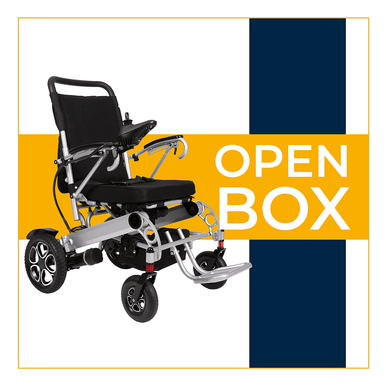 Vive Power Folding Wheelchair Aluminium Frame Upto 265 lbs *Open Box*