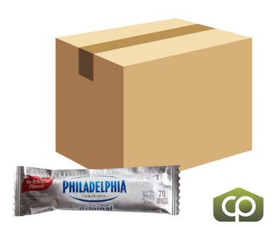 Philadelphia Original Plain Cream Cheese Portion Packets - 1 oz., 100/Case