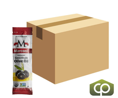 Marconi Organic Extra Virgin Olive Oil Packets - 0.375 fl oz, 100/Case