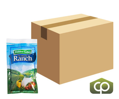 Hidden Valley Original Ranch Dressing Packets - 1.5 oz, 84/Case