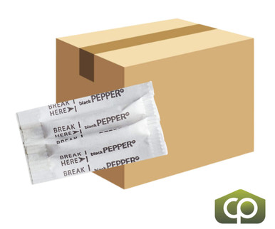 Black Pepper Perfectly Spiced Portion Packets - 0.10g, 3000/Case