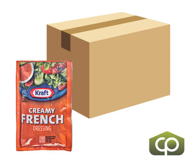 Kraft Creamy French Dressing Packet - 1.5 oz. (60/Case), Sweet and ...
