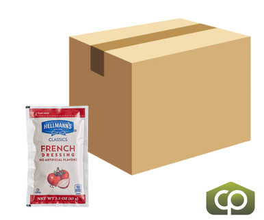 Hellmann's 1.5 oz. French Dressing Packet - 102/Case, Balanced Sweetness