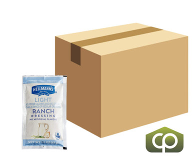 Hellmann's 1.5 oz. Light Ranch Dressing Packet - 102/Case, Creamy Delight