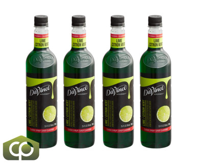 DaVinci Gourmet Classic Zesty Lime Essence Flavoring Syrup 750 mL
