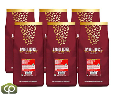 Barrie House 2 lb. 6/Case Fair Trade Organic Arrosto Scuro Whole Bean ...
