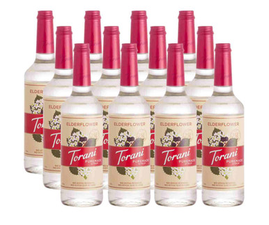 Torani Puremade Elderflower Fruity Flavoring Syrup - 750 mL (12/Case)