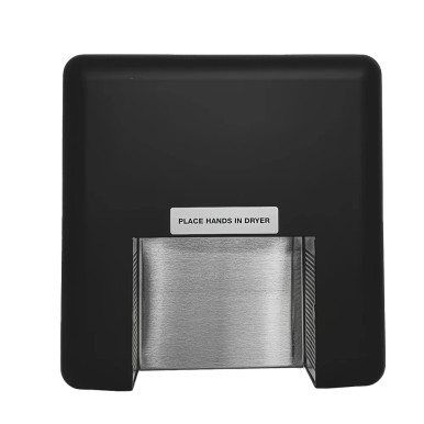 Pinnacle Dryer Automatic Hand Dryer - 15 Second Dry Time, Black, 120V
