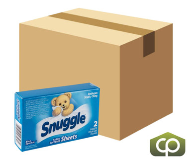 Snuggle Dryer Sheets - 2/Pack - 100/Carton - Say Goodbye to Static Cling