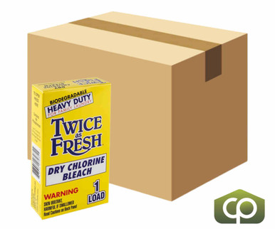 Twice As Fresh Dry Chlorine Bleach - 2 oz./Pack, 100 Packs/Carton