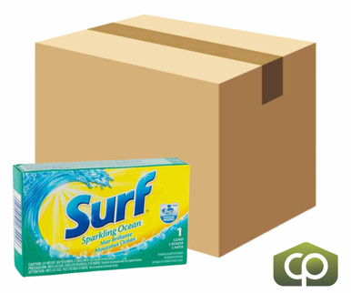 Surf Sparkling Ocean HE Powder Detergent - 2 oz./Pack, 100 Packs/Carton