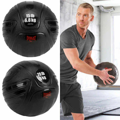 Everlast Slam Ball Kit - Set of 2 (6.8 kg and 9.07 kg) High-Intensity ...