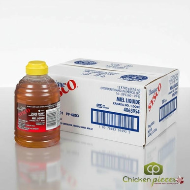 Sysco Classic Pure Golden Liquid Honey 500g (12/Case) - 17.64 oz (13.23 ...