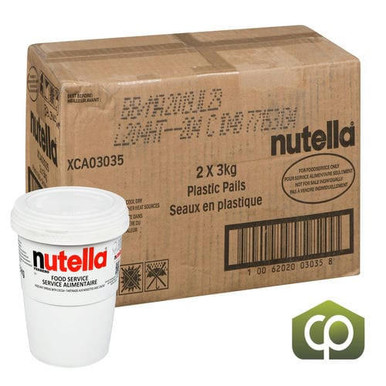 Nutella Hazelnut & Chocolate Spread 3 KG (2/Case) - 6.6 lbs