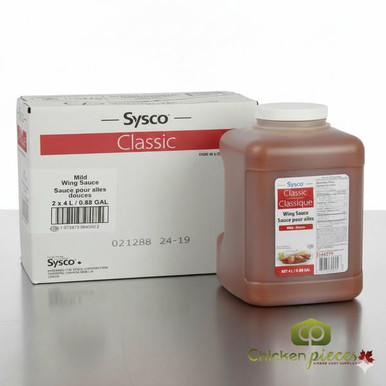 Sysco Classic Sauce Wing Mild 4L//1.05 Gallon Bulk size (2/Case ...