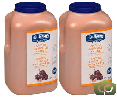 Hellmans Sauce Ancho Chipotle 3.78LT/1 Gallon (2/Case)