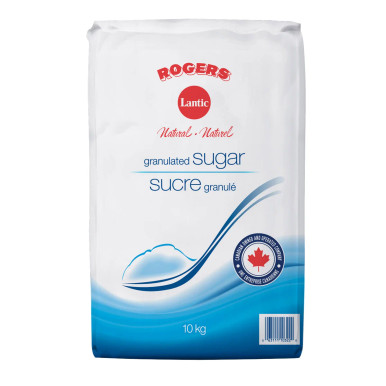 Rogers Fine Granulated Sugar 10 KG/22.05 LBS
