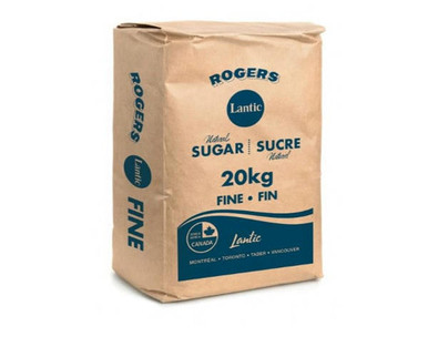 Rogers Sugar Granulated Fine 20 KG/44.09 LBS