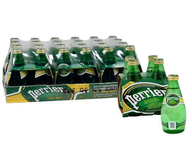 Perrier Natural Sparkling Water, 330ml/11oz (24 Pack) - Crisp and ...
