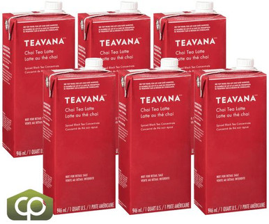Starbucks Teavana Chai Tea Concentrate - 32 OZ (Pack of 6) | Sweet and ...