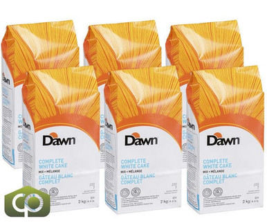 Dawn Food Mix Cake White Complete 2 KG/4.4 LBS (6/Case)