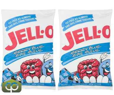 Jello Gelatin Blueberry Powder 1 KG/2.2LBS (2/Case)