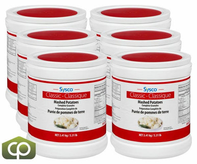 Sysco Classic Potato Mashed Complete Granules 2.41 KG/5.3LBS (6/Case)