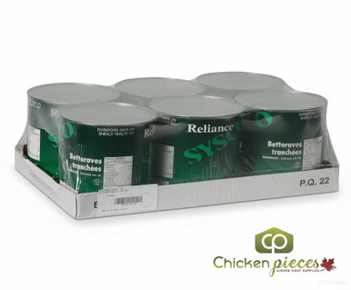 Sysco Reliance Beet Sliced 2.84L/96 oz (6/Case) Nutritive Canned ...