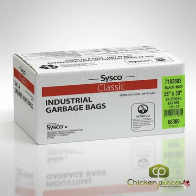 Sysco Classic Bag Garbage X-Strong Bl 100-Case | Bulk Canada