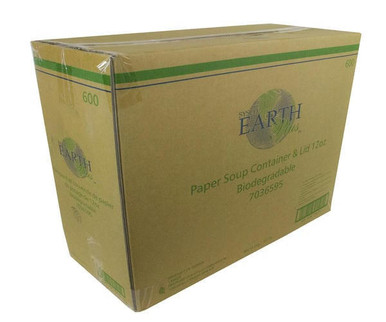Sysco Bowl Paper Soup 12 oz. With Lid (300/Case)