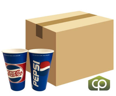 Pepsi Cup Paper Cold Pepsi 21 oz. (1200/Case)