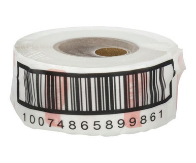 Sysco Label Roll Saturday Dissolve 1 INCH (500/Case) Bulk Packaging