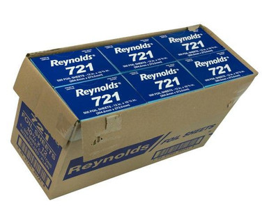 Reynolds Foil Wrap Aluminum Sheet 12x10.75 500 CT (6/Case)