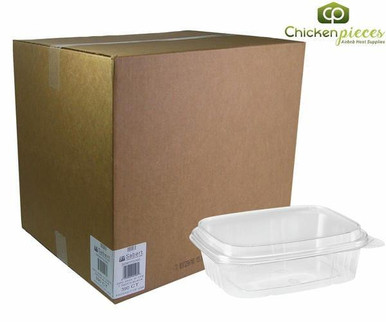 Stone Straw Container Plastic Clear Hinged Dome Lid (200/Case)