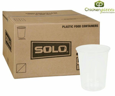 Solo Cup TRANSLUCENT Container Plastic 32 oz. Microwaveable 25 CT (20/Case)