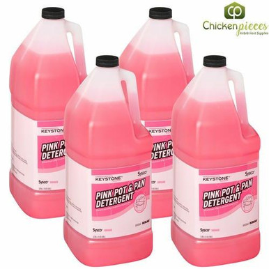 Keystone Detergent Pot/Pan Pink 3.78 L/1 Gallon (4/Case)