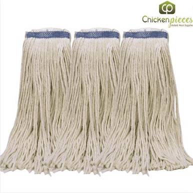 Sysco Mop Head Cotton Medium Cut End 24 oz. (3/Case)